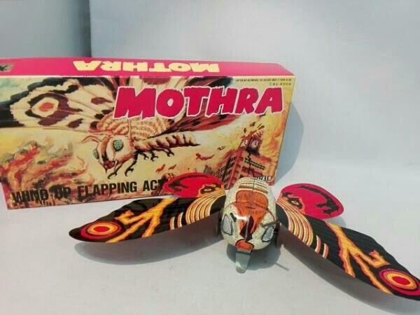 Godzilla Mothra MOTHRA WIND UP FLAPPING ACTION Toy Billiken Figure from ...