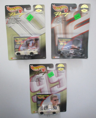 3 HotWheels Racing 1999 TEST TRACK Nascar Ricky Rudd Jeff Burton Jeremy ...