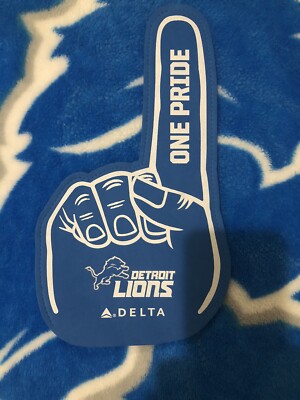 NFL Detroit Lions One Pride Foam Finger 2024 (14X8) | eBay