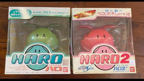 Haro 1 & 2 Green & Pink Figures Mobile Suit Gundam BANDAI RARE | eBay