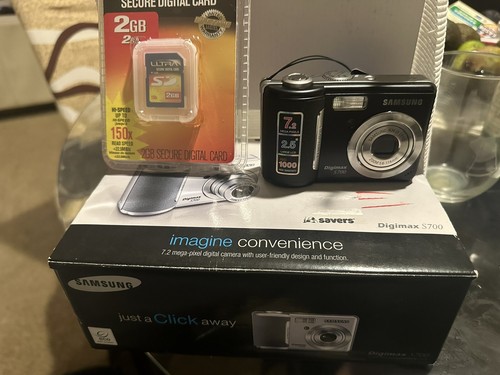 Samsung Digimax S700 7.2MP - Digital Camera - black | eBay
