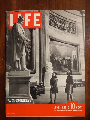 Life Magazine June 18 1945 WW2 US Congress Okinawa Battle B-29 Raids ...