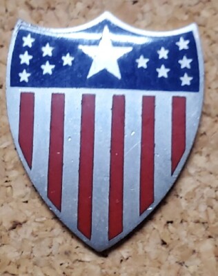 US ARMY ADJUTANT GENERAL CORP INSIGNA PIN 13 STAR SHEILD Vtg | eBay
