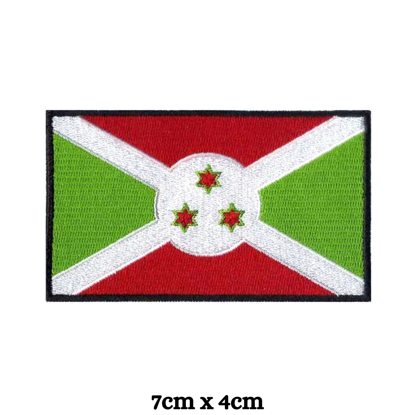 Patch Burundi / Patch drapeau Burundi / Fer sur patch brodé coudre sur applique | eBay