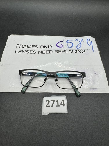 Nike 5574 018 Black Blue Gray Eyeglasses Frames 50-14 130 Designer Kids ...