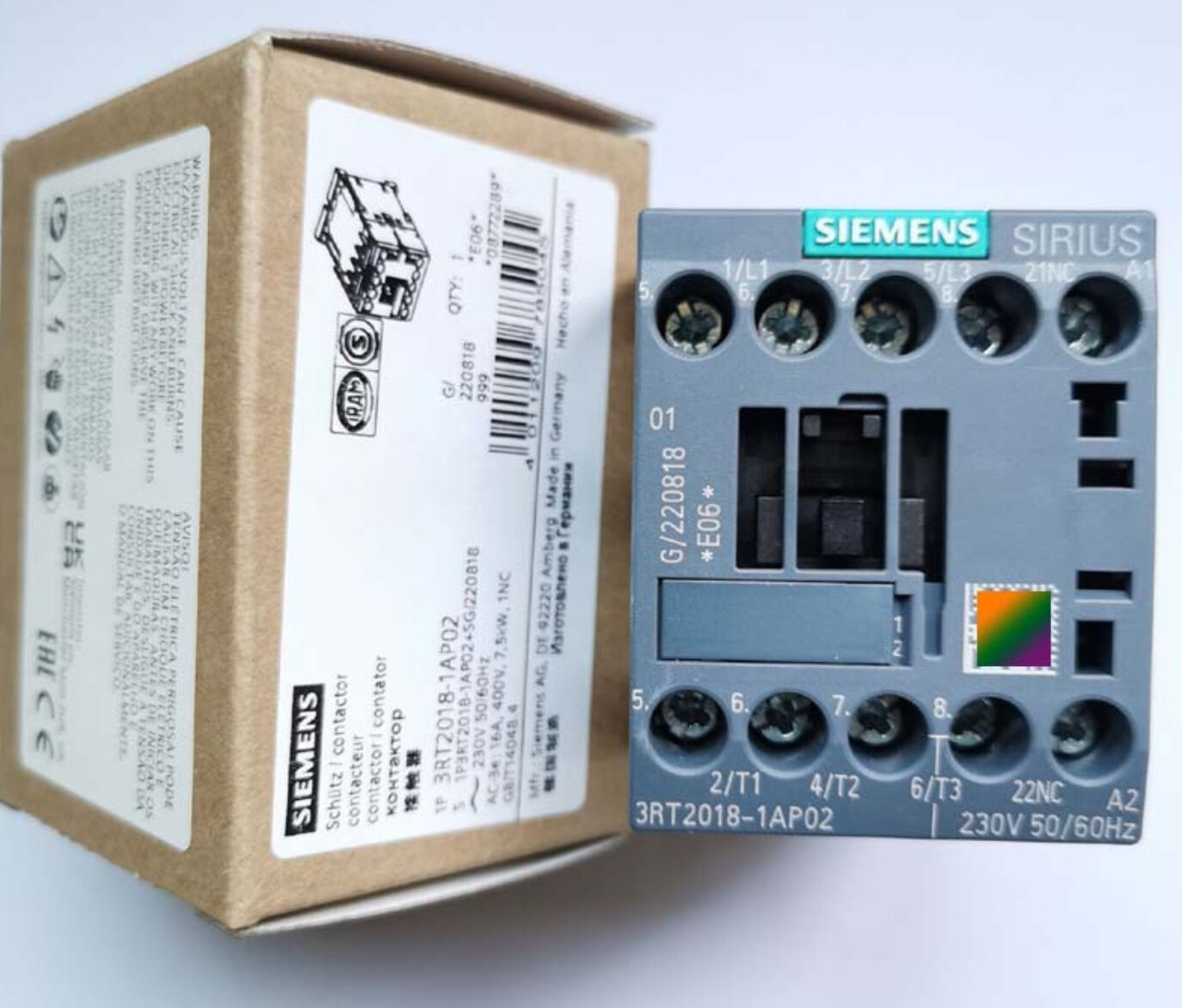 SIEMENS AC Contactor 3RT2018-1AP02 | eBay