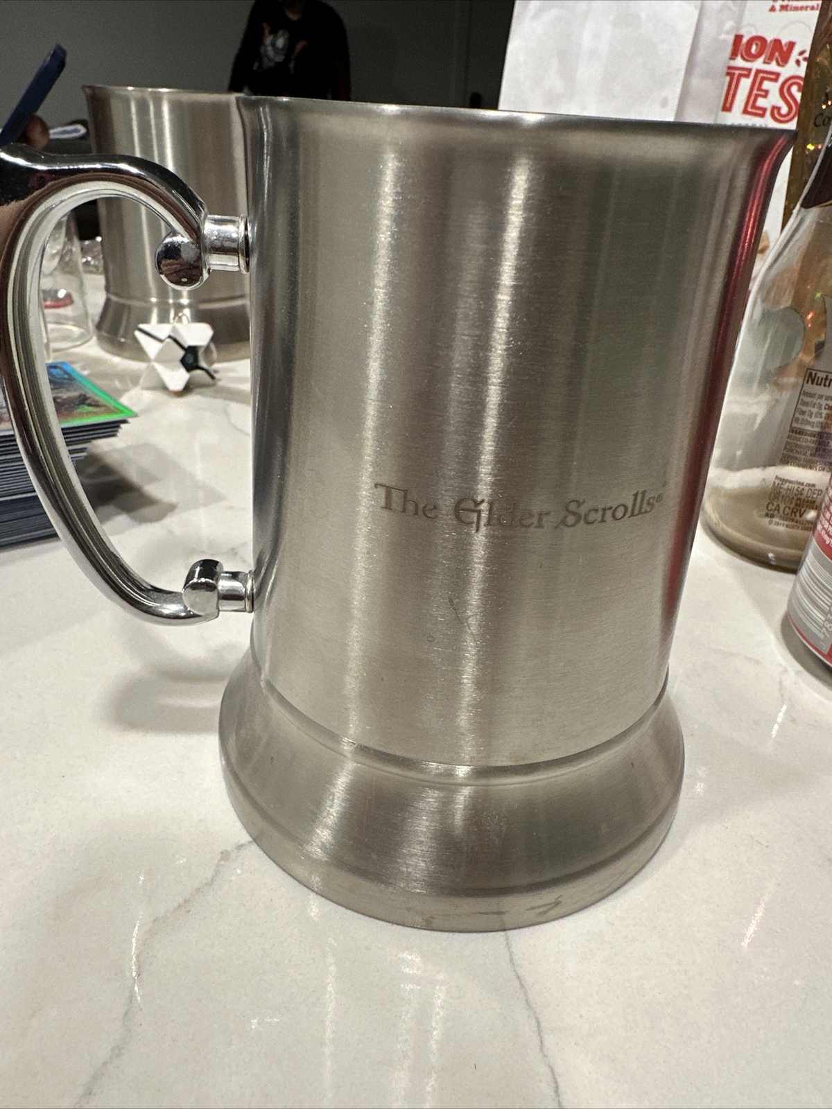 E3 2018 The Elder Scrolls Metal Stein Bethesdaland | eBay