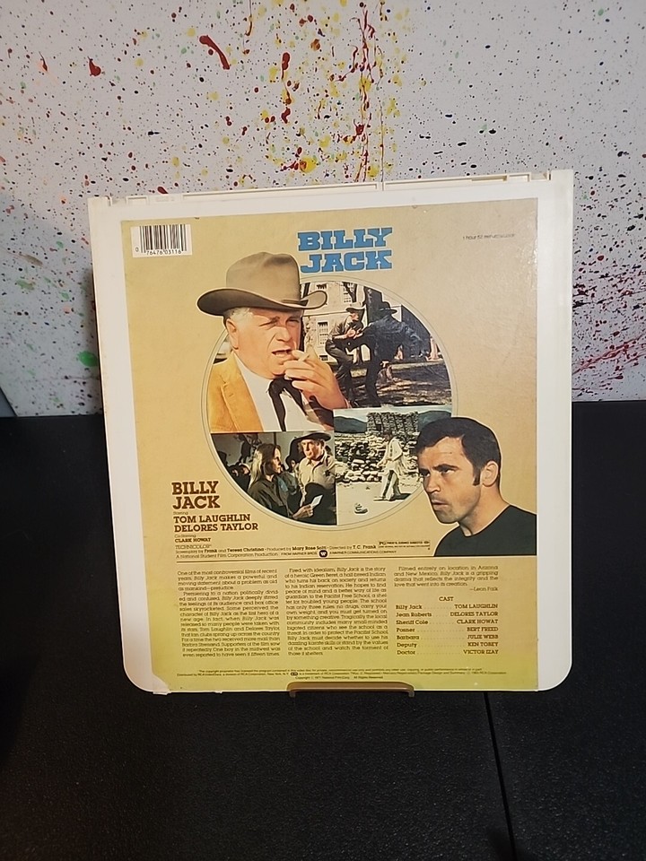 Billy Jack RCA SelectaVision - CED VideoDisc | eBay