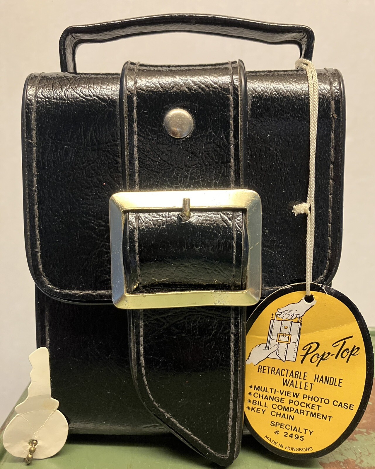 RARE Vintage 60’s Buckle Strap Pocket Wallet NOS W/ T… - Gem