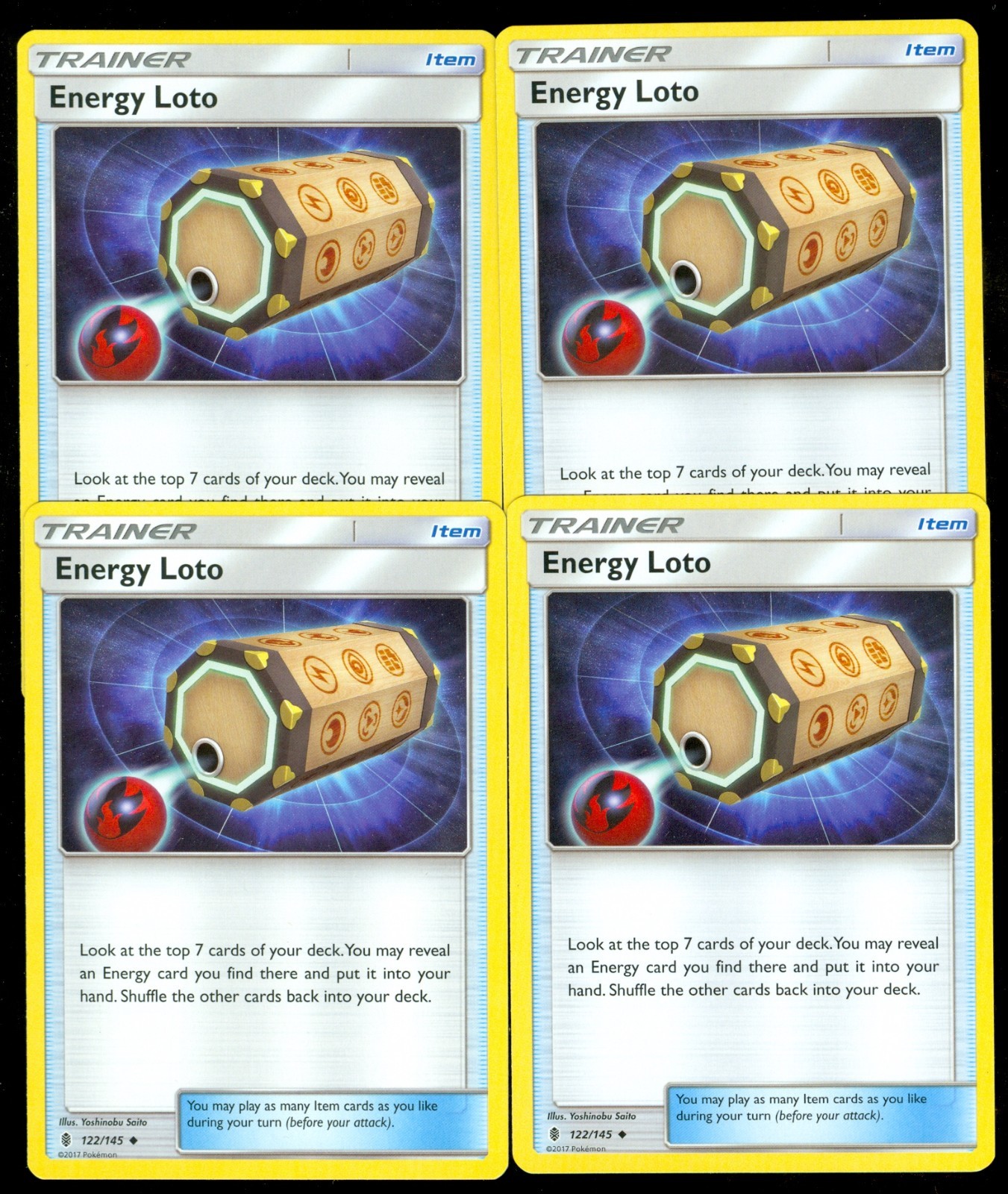 Pokemon ENERGY LOTO 122/145 - Guardians Rising - MINT 4X | eBay