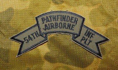 Original 54th Infantry Regiment Airborne Pathfinder Det Scroll Patch | eBay