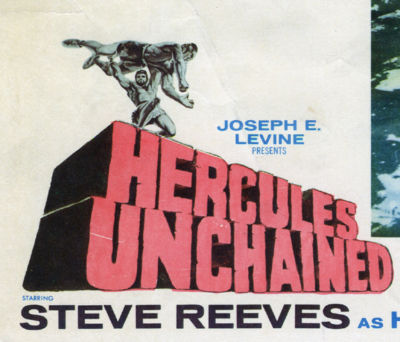 HERCULES UNCHAINED 11x14 poster SYLVIA LOPEZ/STEVE REEVES orig 1960 ...