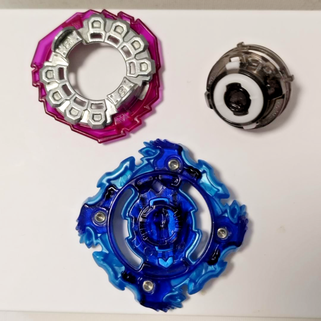 Bloody Longinus White Blue Black Set of 3 Bayblade Burst Takara Tomy | eBay