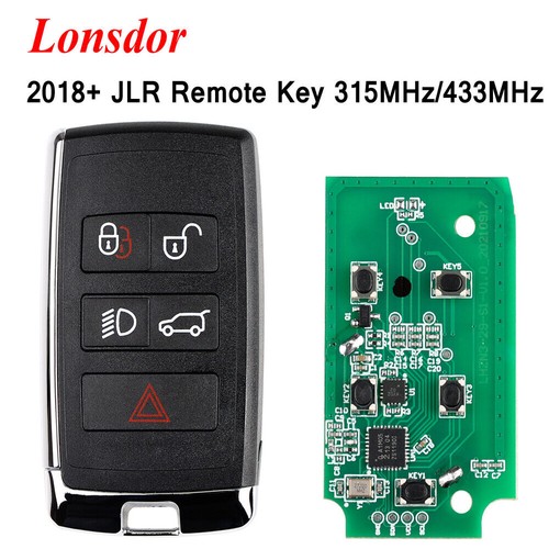 Lonsdor JLR Smart Key 315/433MHz Fit For Land Rover& Jaguar 2018-2021 ...