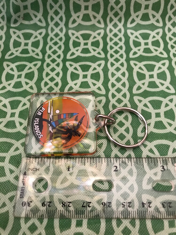 Vintage Fiji Islands Orange Haze Acrylic Keychain FREE SHIPPING | eBay