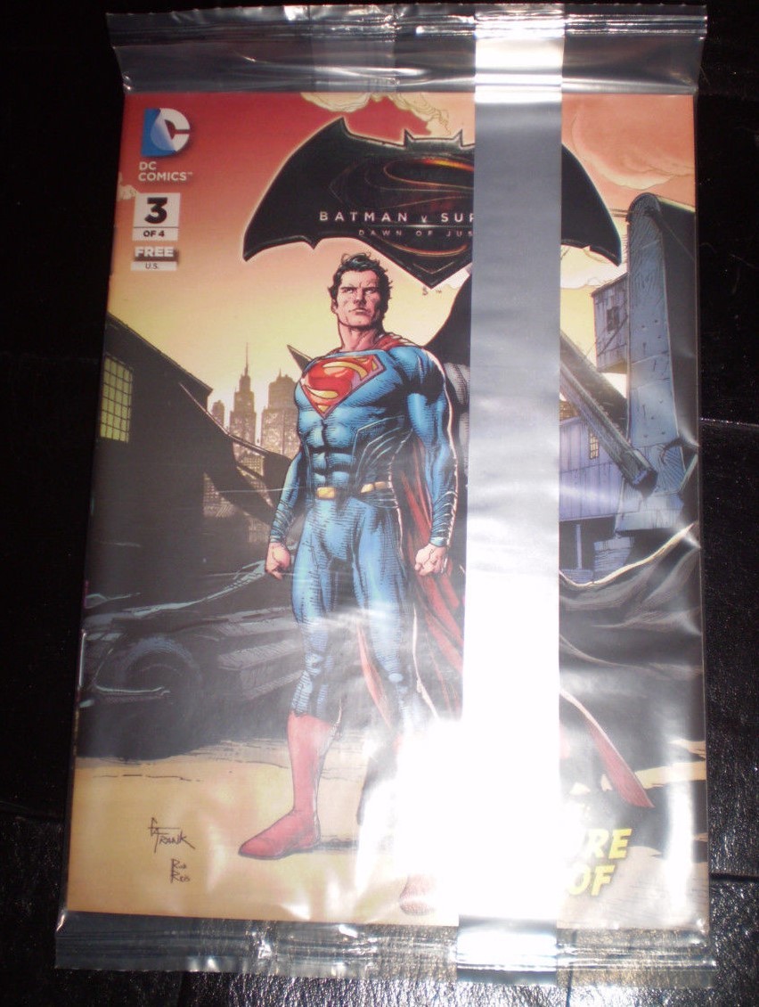 DC COMICS BATMAN V SUPERMAN DAWN OF JUSTICE 2016 CHEERIOS PROMO 5X7 ...