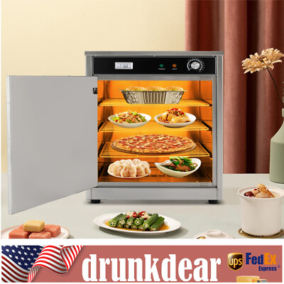 Commercial Electric Hot Box Food Warmer Oven Heated Holding Cabinet 4 ...