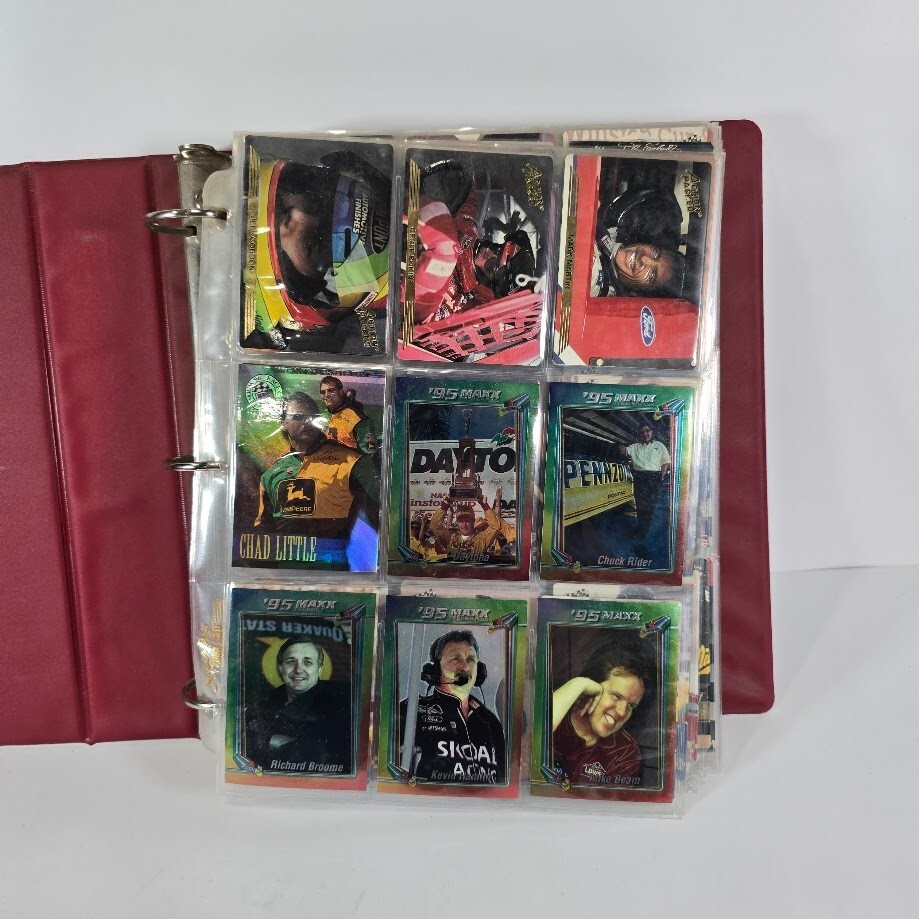 Vintage NASCAR Collectors Card Album FULL approximatley 288 Cards Many ...