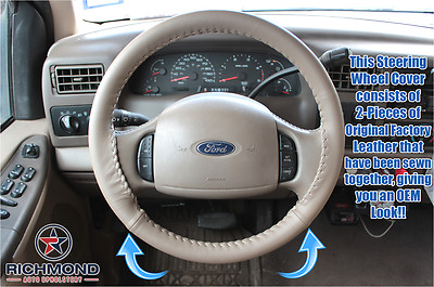 2001 2002 2003 Ford F250 F350 Lariat Quad-Cab -Leather Steering Wheel ...