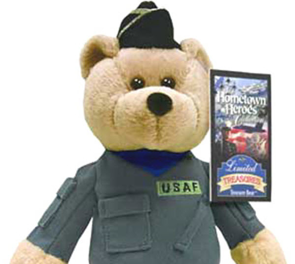 MILITARY BEAR AIR FORCE Collectible Plush collectible Bear 9 ...