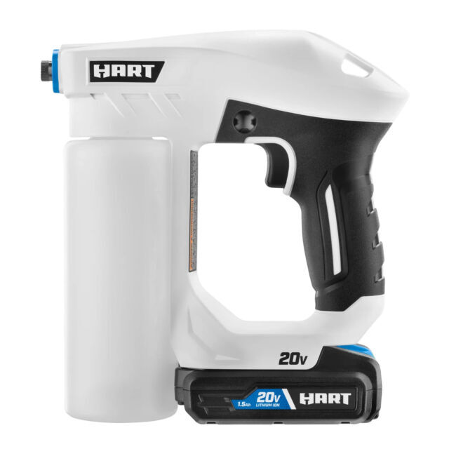HART 20-Volt Cordless Power Sprayer with Battery and Charger (HPSS01B ...