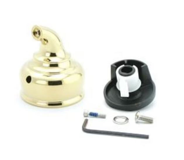 New Moen Monticello Moentrol 95603 Polished Brass Handle Hub Kit With ...