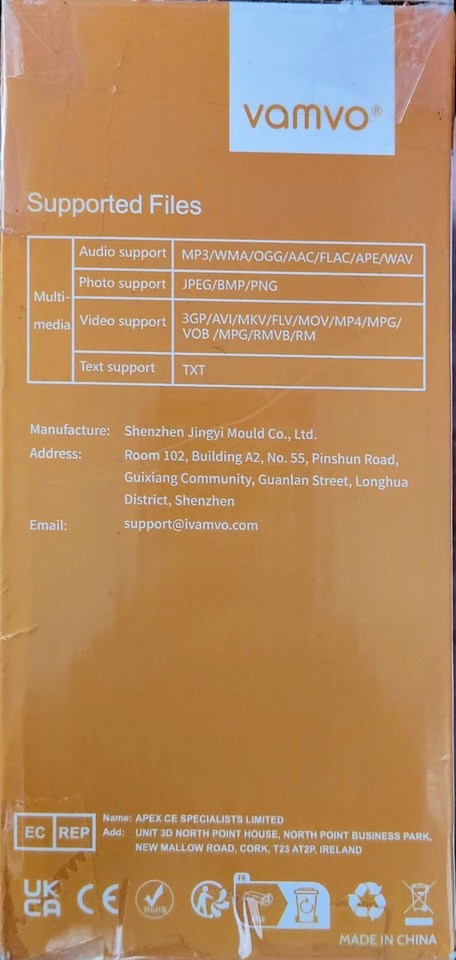 NEW VAMVO VF210 Mini Portable Projector 1920x1080 Large Screen ...