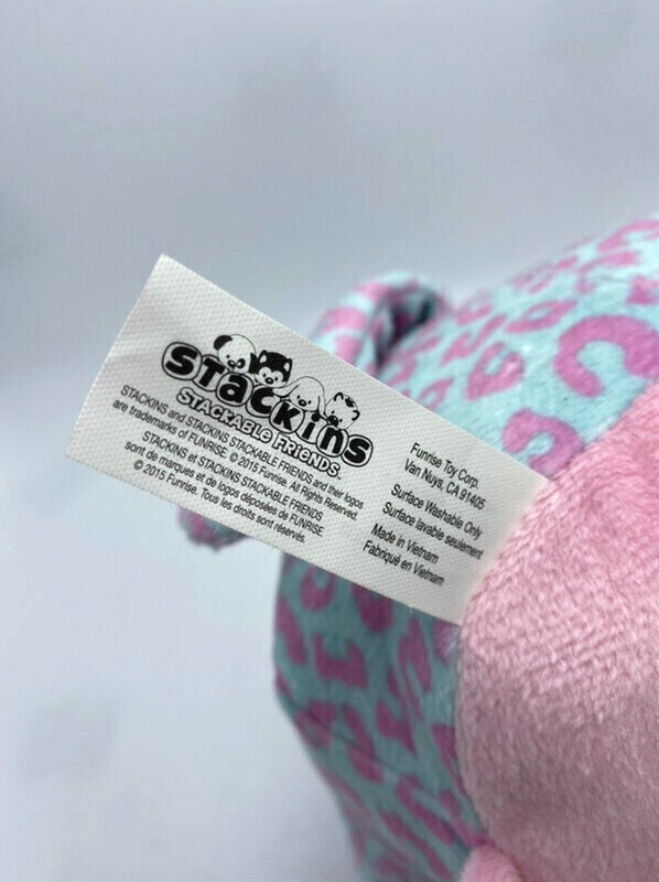 Plush Stackins Stackable Friends Checkers The Cheetah Pillow Funrise ...