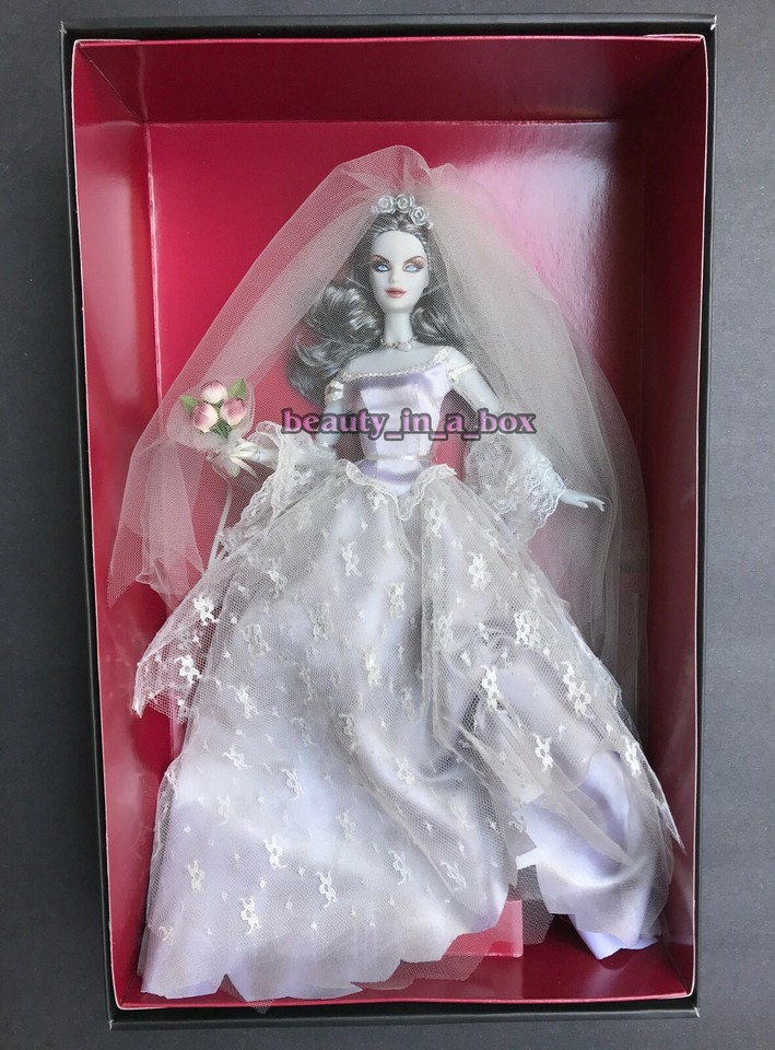 Zombie Bride Barbie Doll Haunted Beauty Collection SHIPPER Gold Label ...