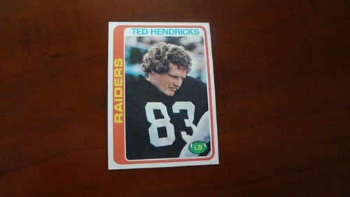 1978 TOPPS # 68 TED HENDRICKS FOOTBALL CARD | eBay