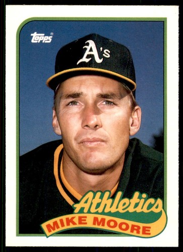 1989 Topps Traded Mike Moore Oakland Athletics #82T | eBay