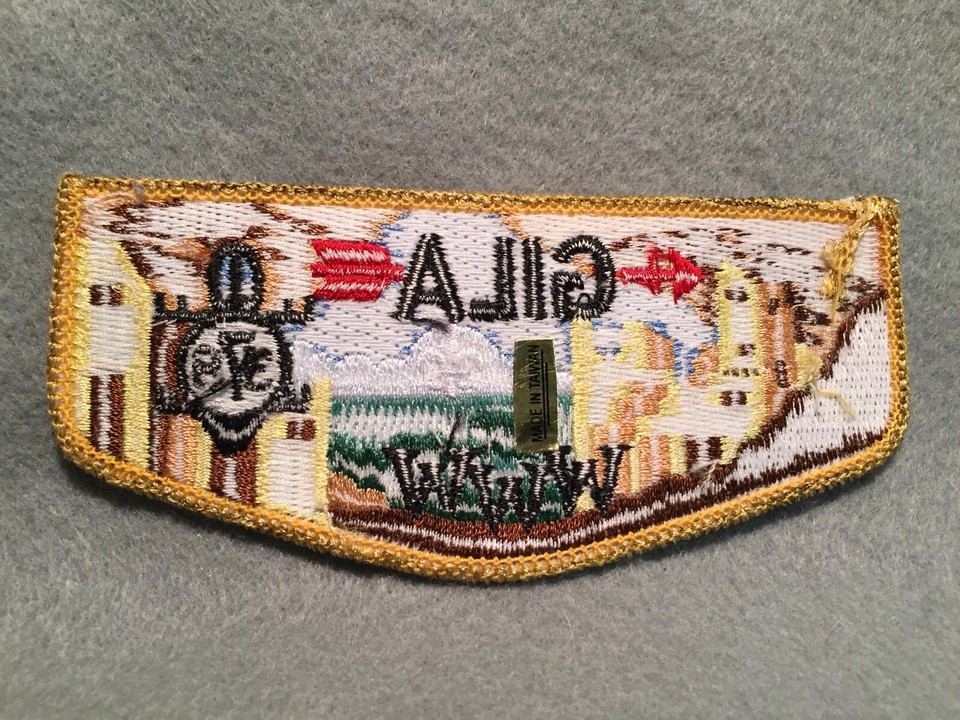 (85) Boy Scouts - GILA OA Lodge 378, gold mylar trim flap | eBay