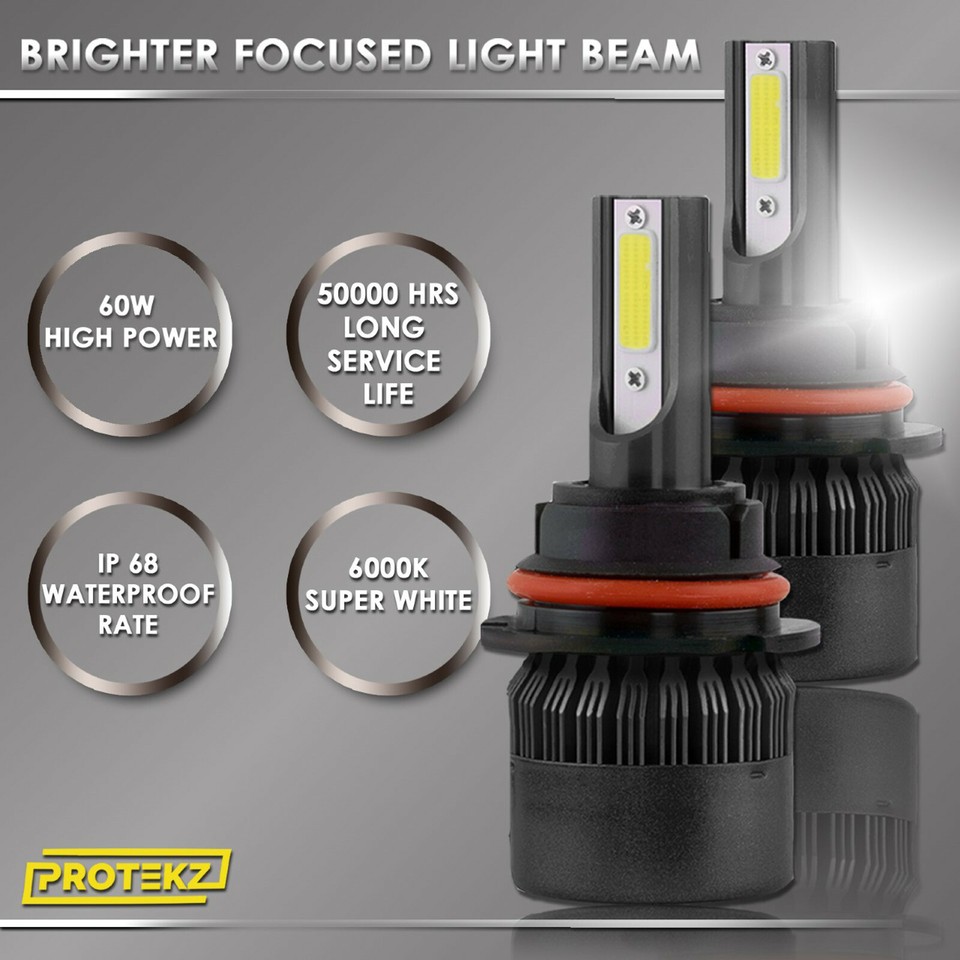LED For Smart FORTWO 2005-2015 Headlight Kit H7 6000K White CREE Bulbs ...