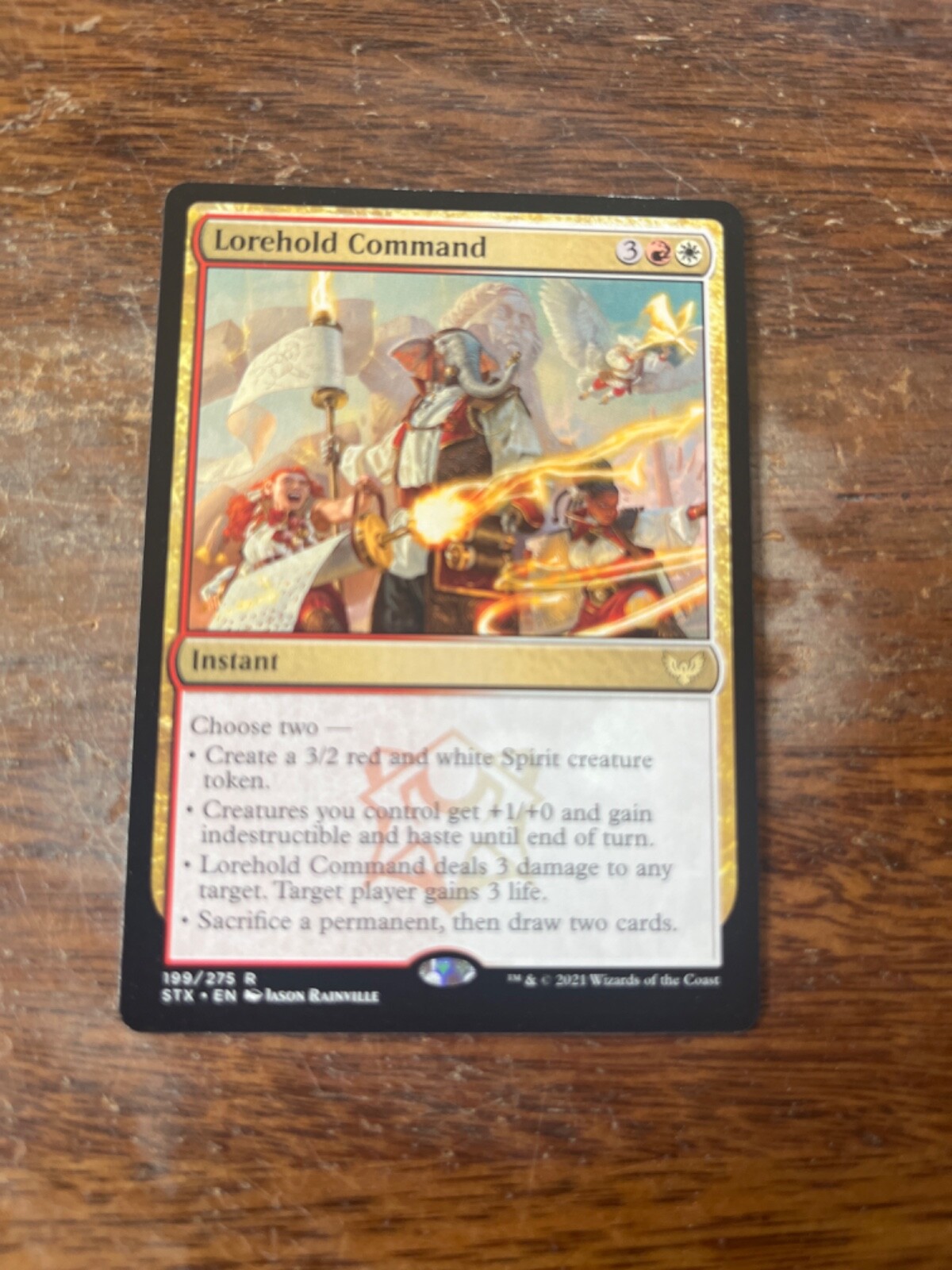 MTG Trading Card- Lorehold Command - STX Strixhaven: School of Mages ...