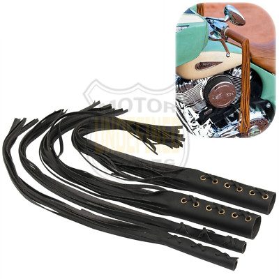 Universal Handlebar Grip Tassel Clutch Lever Fringe Covers Leather ...