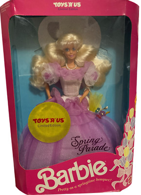 1991 Spring Parade Barbie Doll Toys R Us Exclusive Easter Spring ...