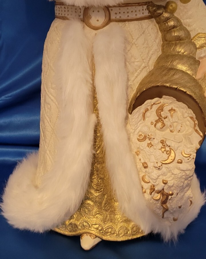 Hand Painted Renaissance Santa with a Cornucopia full of Toys | eBay