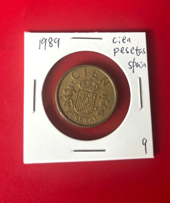 1989 CIEN PESETAS SPAIN COIN - NICE WORLD COIN !!! | eBay