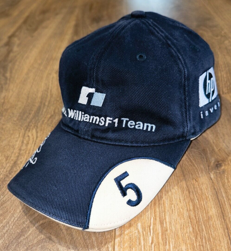 Vintage BMW Williams F1 Team Ralf Schumacher Racing Cap Hat Cotton Blue ...