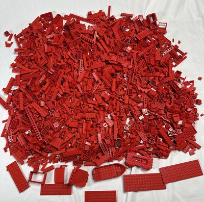 5.5LB Assorted Bulk Lot Of Red Legos Vintage And New | eBay