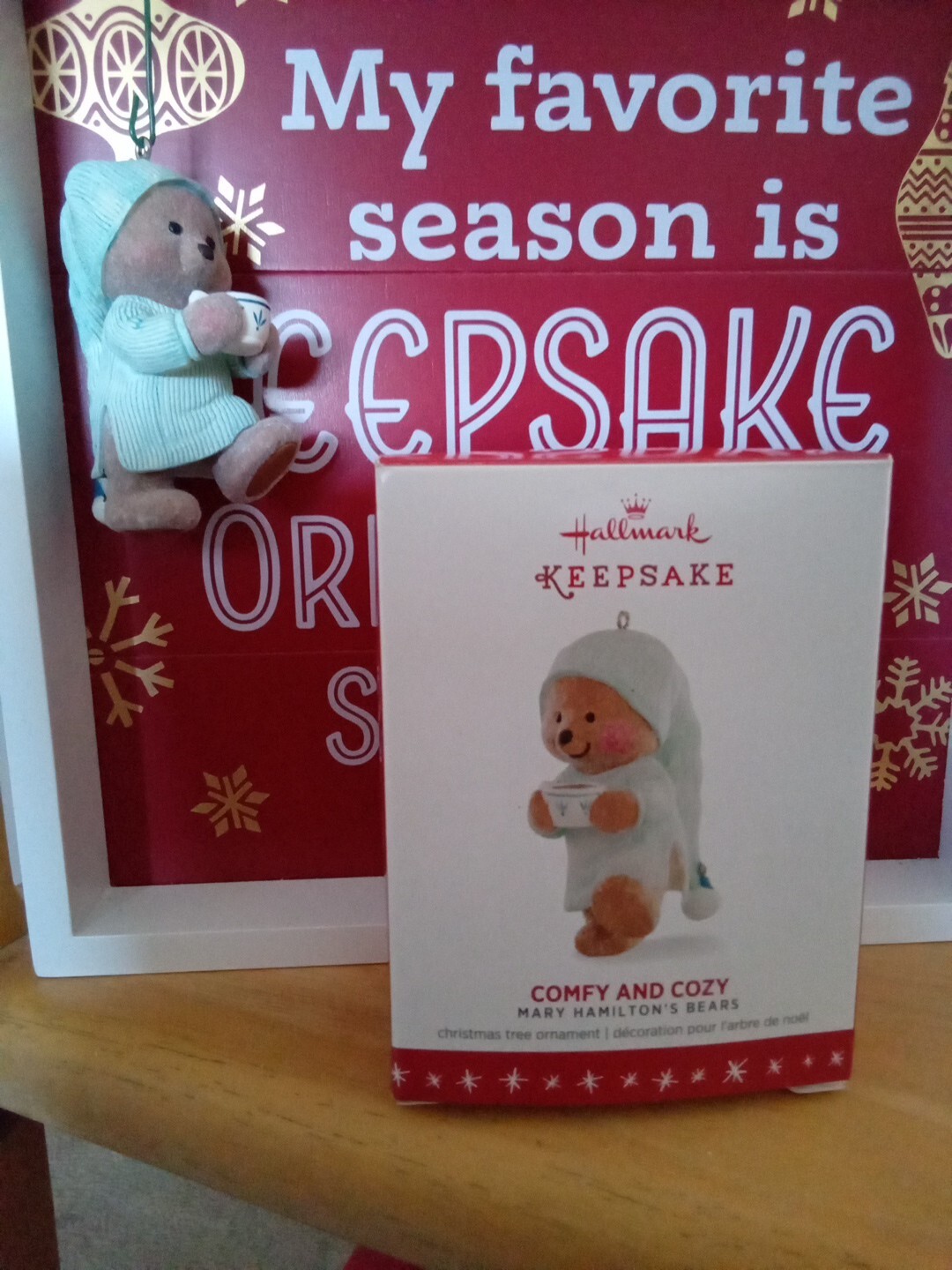 Hallmark 2016 Christmas Ornament Comfy and Cozy #2 in Mary Hamilton ...