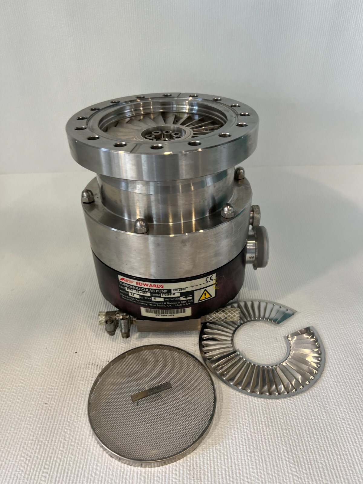 Edwards Turbomolecular Pump EXT250H Vacuumpump B740-02-000 | eBay