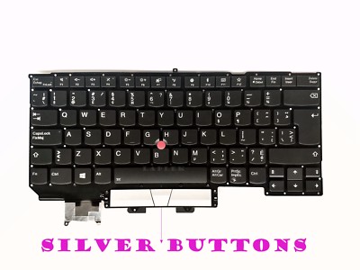 English-Canadian French keyboard for Lenovo ThinkPad X1 Carbon 6th Gen ...