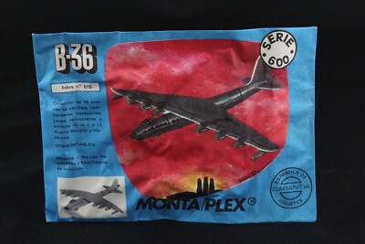Surtitre MONTA PLEX Série 600 Avion B-36 Jouet Kiosque Années 70 SANS ...