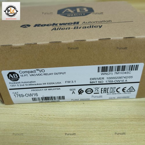 2021 Newest AB 1769-OW16 SER A CompactLogix Relay Output Module ...