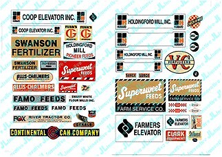 JL Innovative 383 HO 1950's-Present Grain Elevator Feed & Seed Posters ...