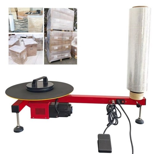Electric Film Wrapping Dispenser Heavy Duty Film Wrapper Table Pallet ...