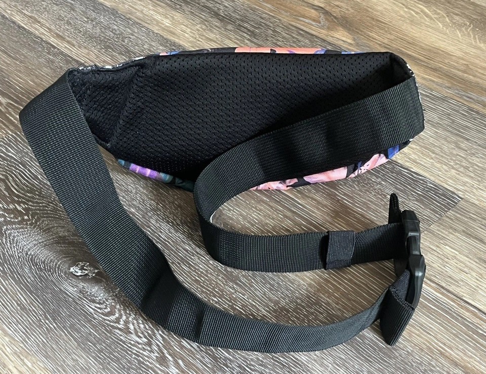 Dakine Hawaii Classic Hip Fanny Pack 2 Zipper Belt Bag Floral Purple ...