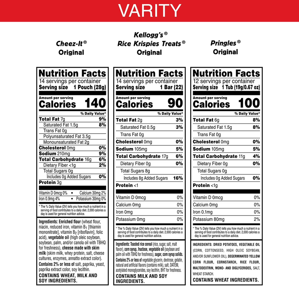 Kellogg's Classic Snack Mix Variety Pack, 40 ct. | eBay