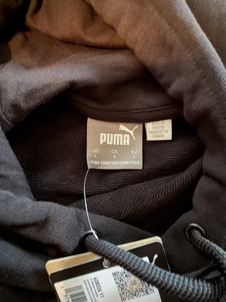 Men’s Puma F1 Mexico Hoodie Black Formula One Racing Hoodie Sz Large ...